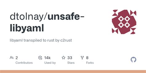 Github Dtolnayunsafe Libyaml Libyaml Transpiled To Rust By C2rust