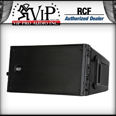 2x rcf hdl 10 a active line array speaker prox x rcf hdl10ax2w flight