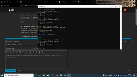 Invalid Operator Error New To Julia Julia Programming Language
