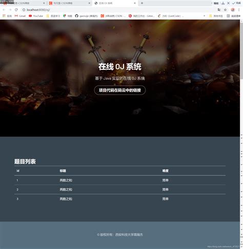 基于java实现简单的在线 Oj 系统如何开发oj系统 Csdn博客