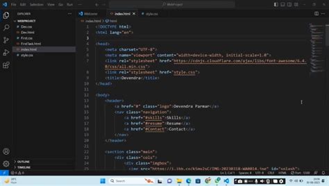 Devendra Parmar On Linkedin Internship Html Css Technohacksedutechofficial Sandipgavit