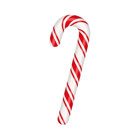 Christmas Candy Cane Christmas Stick Traditional Xmas Candy With Red