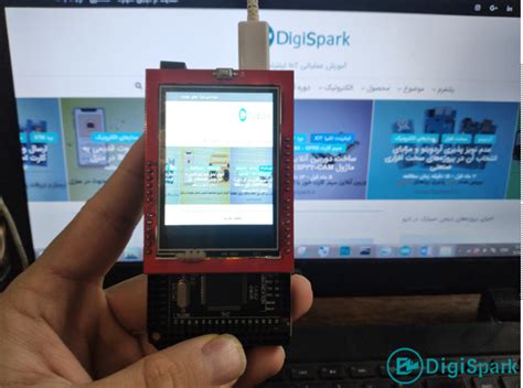 راه اندازی و کار با شیلد Lcd نمایشگر تاچ 2 4 اینچ Tft آردوینو Arduino دیجی اسپارک