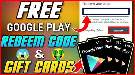 Free Google Play Redeem Codes Giveaway Today December 2020