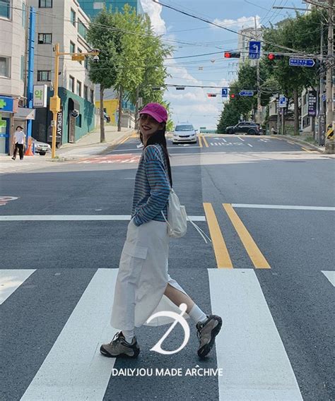 데일리쥬 3천장판매made 에버딘 뒷밴딩 카고 롱 스커트