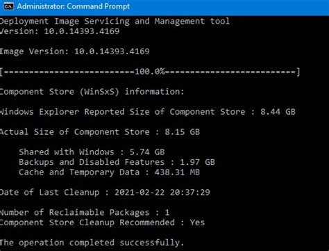 How To Clean Up And Compress The Winsxs Folder On Windows Windows Os Hub