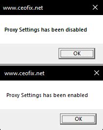 Disable Proxy Use In Windows Permanently