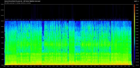 understanding a sound spectrum analyzer output