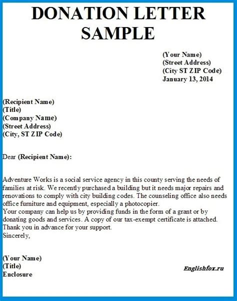 Структура делового письма на английском языке образец