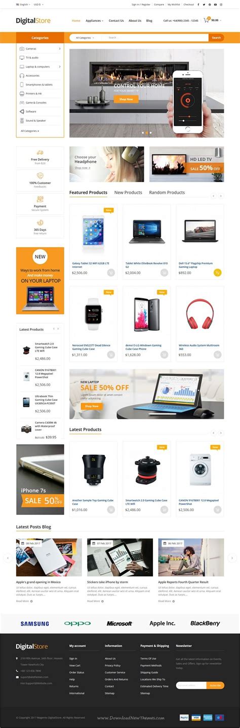digitalstore responsive magento 2 theme magento custom website