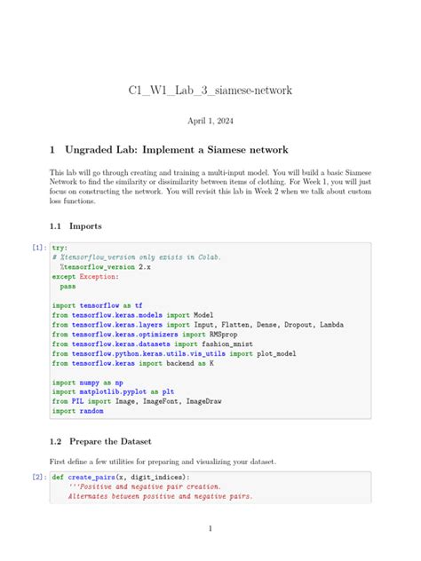 C1 W1 Lab 3 Siamese Network Pdf Computational Neuroscience Algorithms