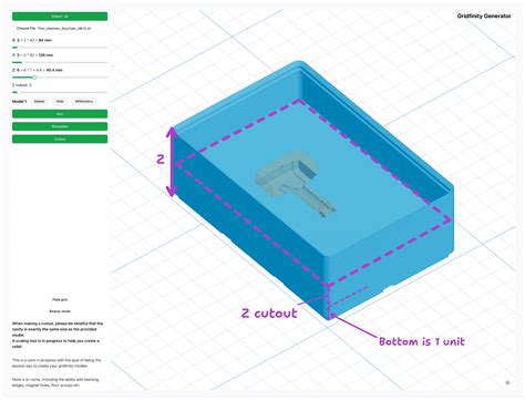 Gridfinity Generator Interactive Tool