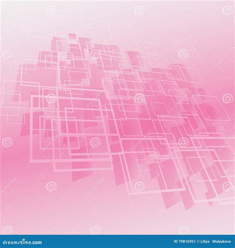 Vector Abstract Science Background Geometric Design Stock Vector Illustration Of Card