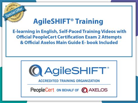 Agilepm Practitioner E Learning Self Paced Training Videos And Apmg International Exam Voucher
