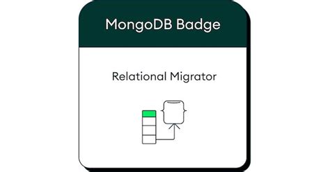 mongodb customer engineering relational migrator foundations was issued