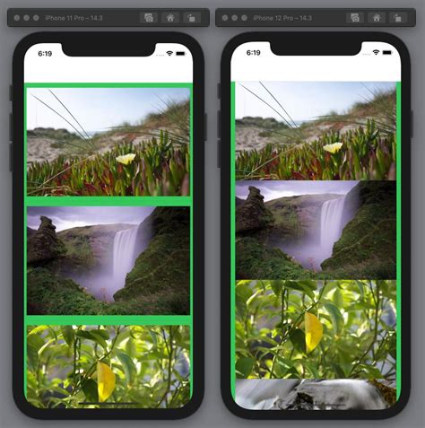 Ios Uitableview Cell Layout Differences With Iphone 12 Pro And Promax Stack Overflow