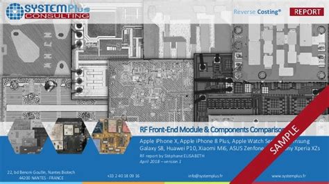 Rf Front End Module Comparison 2018 Report Published By System Plus