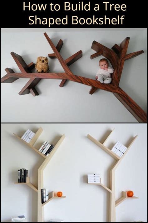 Build A Tree Shaped Bookshelf DIY Projects For Everyone Bookshelves Diy Creative
