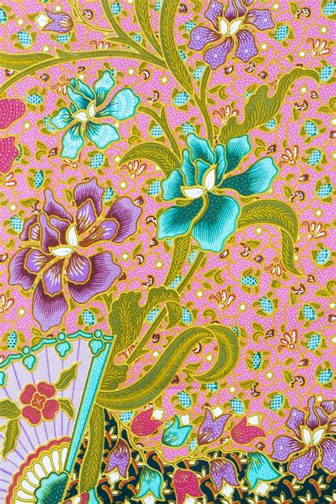 The Beautiful Of Art Malaysian And Indonesian Batik Pattern Editorial