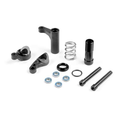 Servo Saver For Semi Split Bulkhead Graphite Set