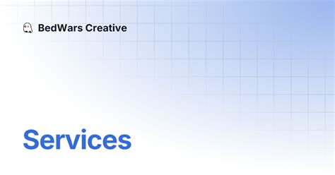 Services BedWars Creative