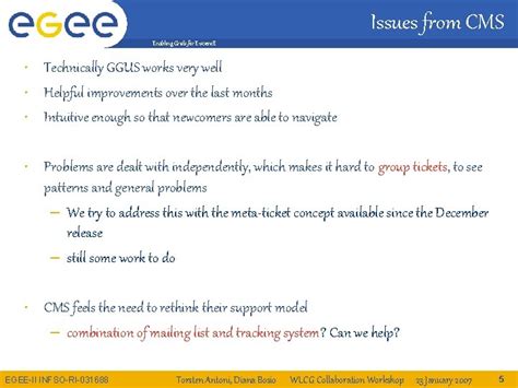Enabling Grids For Escienc E Report From GGUS