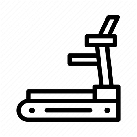 Treadmill Fitness Exercise Gym Running Icon Download On Iconfinder