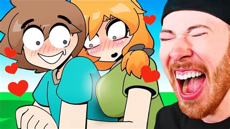The Funniest Adventure Of Alex And Steve In Minecraft Funny Youtube