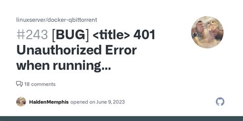 [bug] 401 unauthorized error when running 4 5 3[latest] docker image