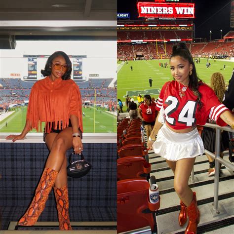 Nfl Wives And Girlfriends Score Big With Gameday Outfits Fashion