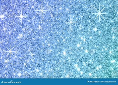 Sky Blue Glitter Shine Sparkle Background Stock Illustration