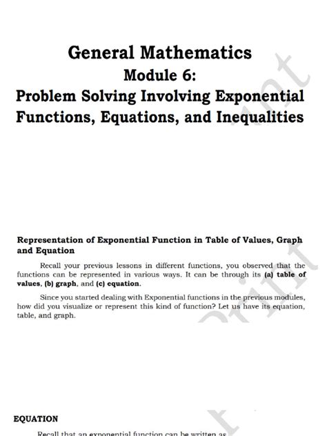 General Mathematics Module 6 Pdf