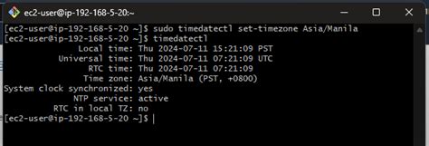 Guided Lab Setting Amazon Time Sync Service For Amazon Ec2 Linux