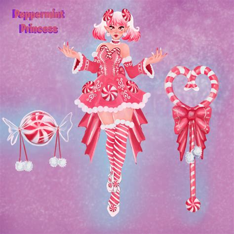 Artstation Peppermint Princess Fortnite Fan Concept Design