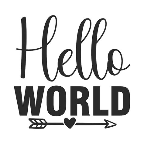 Premium Vector Hello World