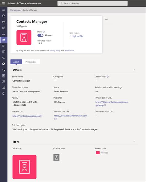 Admin Guidance Contacts Manager User Guide