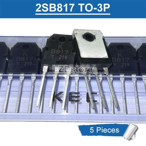 5pcs Original 2sb817 To3p K B817 Ktb817 To 3p 12a 140v Audio Amplifier Pnp Power Transistor New