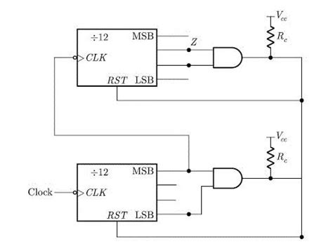 Digital Logic Asynchronous Cascaded Counters Problem Electrical