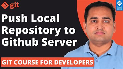 3 Push Local Repository To Github Git Tutorial Youtube