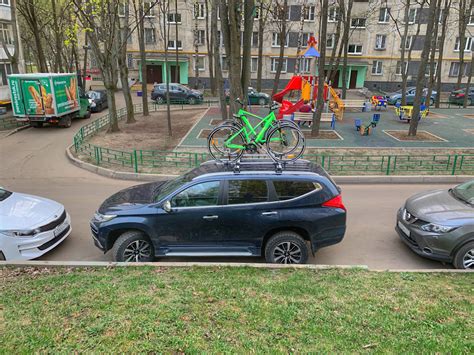 Крепления для велосипедов на крышу Pajero Sport — Mitsubishi Pajero ...