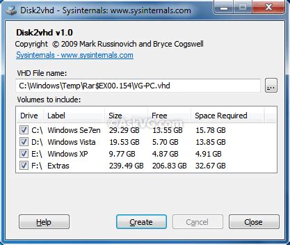 Disk2vhd Free Utility To Create VHD Versions Of Physical Disks AskVG