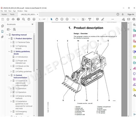 Liebherr Crawler Loader Lr622 Lr632 Series 2 Service Manual