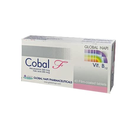 Cobal F 40 Tab Tay Pharmacies Egypt