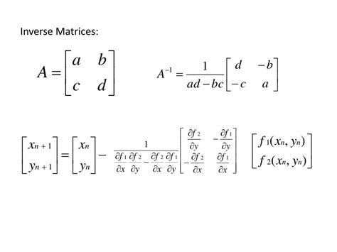 ppt newton s method for functions of several variables powerpoint