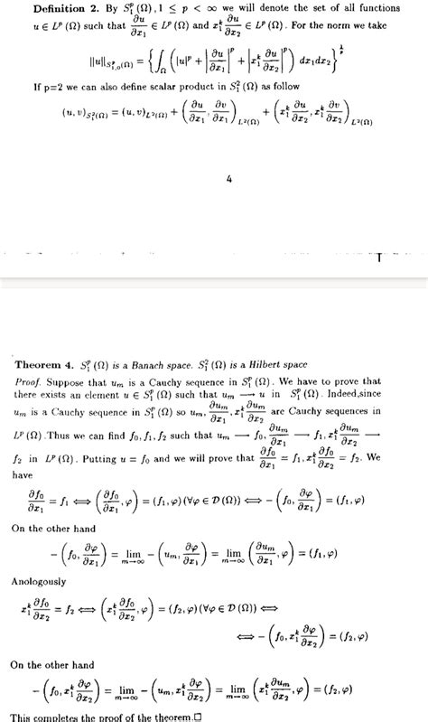 Functional Analysis Proving That A Weighted Sobolev Space Is A