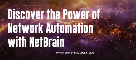 Netbrain Webcast Real Security