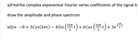 Solved The Solution Is Based On One Of These Theories Impulse Convolution Fourier Series
