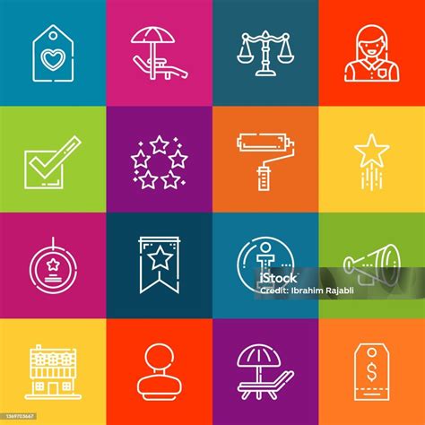 품질 요소의 현대 얇은 라인 아이콘 세트 프리미엄 품질 개요 기호 컬렉션 간단한 모노 리니어 픽토그램 팩 웹 그래픽을 위한 스트로크 벡터 로고 개념 광고에 대한 스톡 벡터