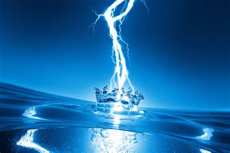 Electric Splash An Abstract Hd Wallpaper