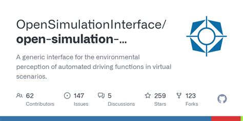 Github Opensimulationinterfaceopen Simulation Interface A Generic Interface For The